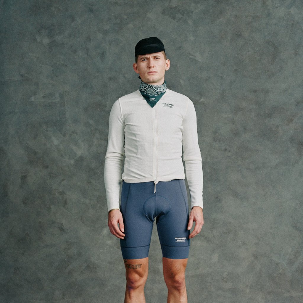 Men's Escapism Wool Long Sleeve Jersey - Sky Blue - Pas Normal Studios