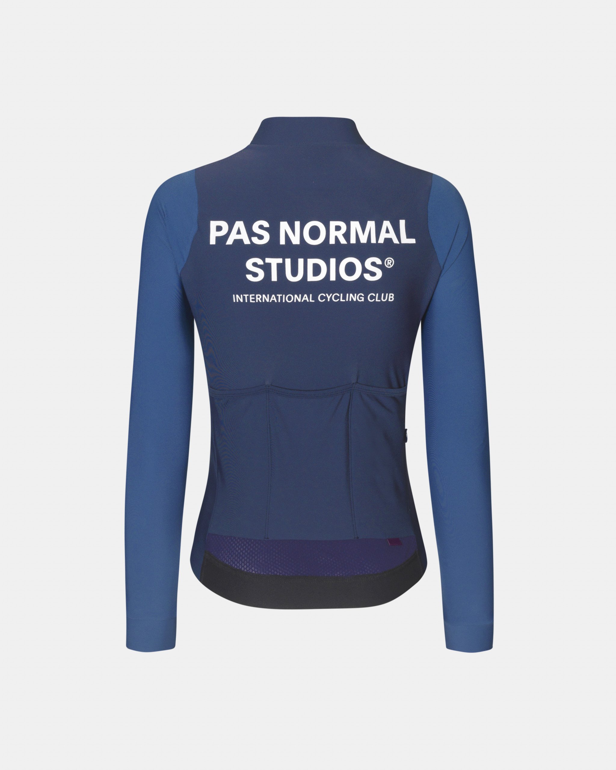Women's Mechanism Long Sleeve Jersey - Dusty Navy - Pas Normal Studios