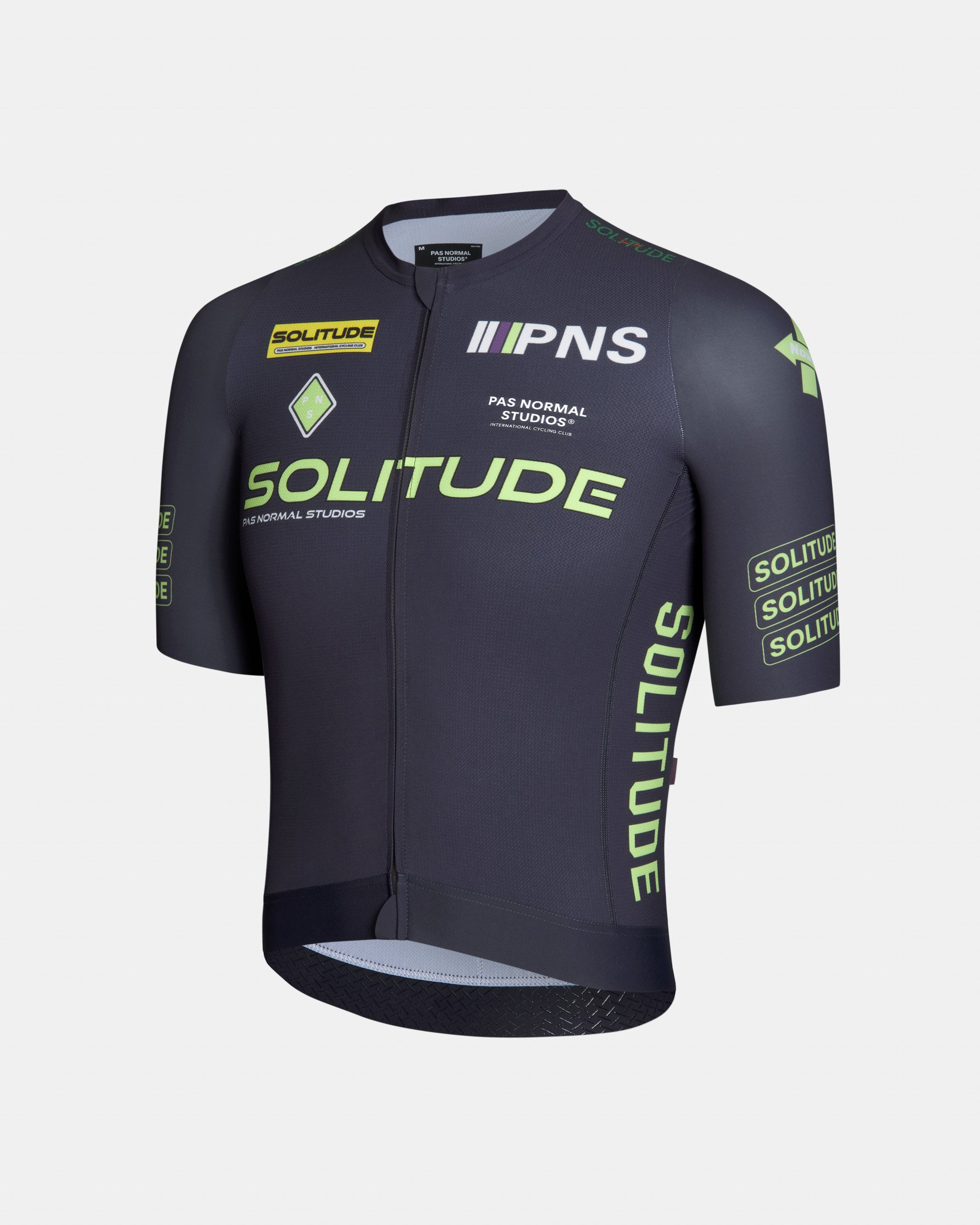 Men's Solitude Logo Jersey - Dark Grey - Pas Normal Studios